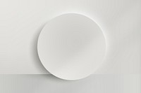 White round paper cut with drop | Premium Vector - rawpixel