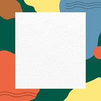 Abstract colorful frame template vector | Premium Vector - rawpixel