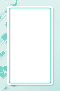 Clean medical background frame vector | Premium Vector - rawpixel
