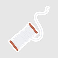 White thread roll icon vector | Premium Vector - rawpixel