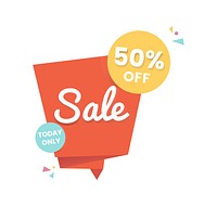 Colorful shopping sale badge design | Premium Vector - rawpixel