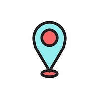 Illustration map pin icon vector | Premium Vector - rawpixel