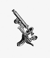 Vintage Victorian style microscope engraving. | Free Photo Illustration ...