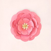 Pink flower paper craft | PSD - rawpixel