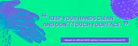 Keep your hands clean and | Free PSD - rawpixel