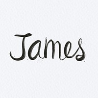 Hand drawn James font typography | Free Photo - rawpixel