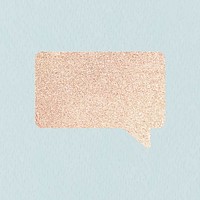 Glitter speech bubble vector | Premium Vector - rawpixel