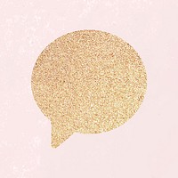 Glitter speech bubble vector | Premium Vector - rawpixel