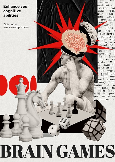 Brain science poster template | Premium Editable Template - rawpixel