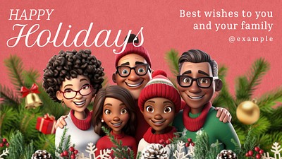 Happy holidays blog banner template | Premium Editable Template - rawpixel