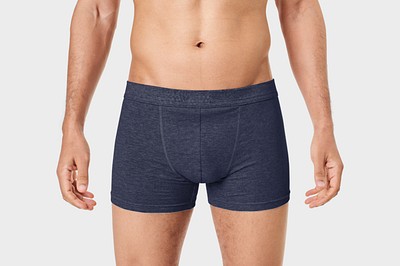 Man wearing gray boxers mockup | Premium PSD Mockup - rawpixel
