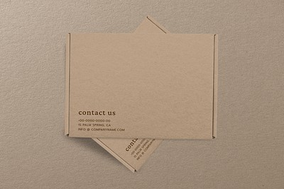 Kraft box packaging mockup psd | Free PSD Mockup - rawpixel