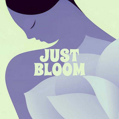 Bloom, positivity quote Instagram post | Premium Editable Template ...