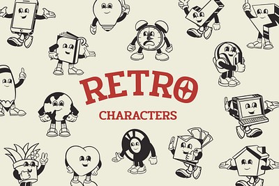 Retro character, editable design element | Premium Editable Design ...
