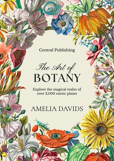 Botanical plant book cover template | Premium Editable Template - rawpixel