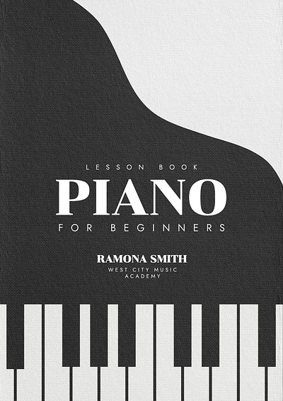 Music lesson book cover template | Premium Editable Template - rawpixel