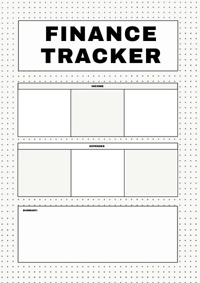 Finance tracker planner template | Premium Editable Template - rawpixel