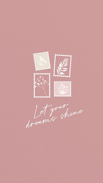 Dream quote mobile phone wallpaper | Premium Editable Template - rawpixel