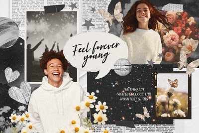 Teen life collage mood board | Premium Moodboard Maker - rawpixel