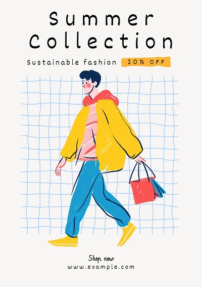 Summer collection poster template | Premium Editable Template - rawpixel