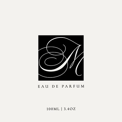 Perfume label template, editable business | Premium Logo Maker - rawpixel