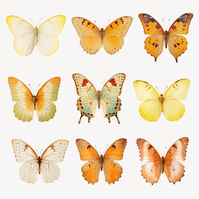 Editable real pressed butterfly design | Premium Editable Design - rawpixel