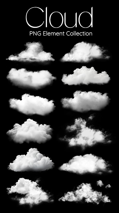Editable white cloud effect design | Premium Editable Design - rawpixel