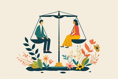 Gender equality woman illustrated painting. | Free Photo Illustration ...