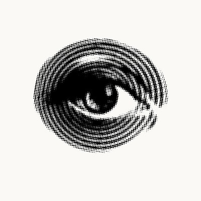 PNG Eye halftone design, transparent | Premium PNG - rawpixel