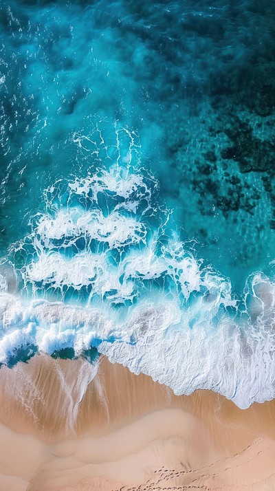 Beach wallpaper background water sea | Free Photo - rawpixel