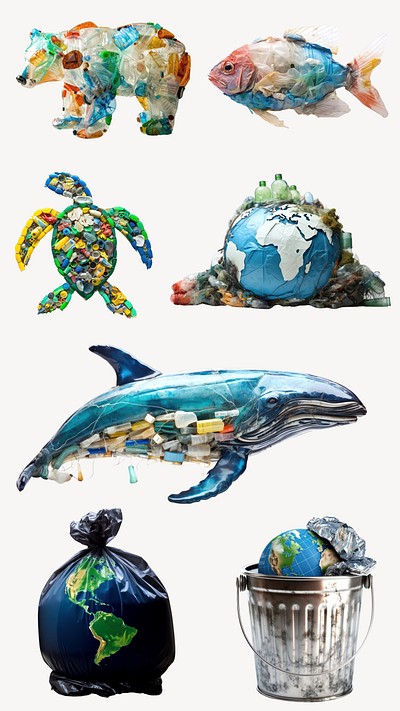 Environmental issues png element set, | Premium PNG - rawpixel