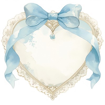 Elegant heart-shaped lace frame | Free Photo Illustration - rawpixel