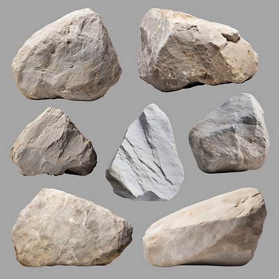 Rock design element remix set | Free Photo - rawpixel