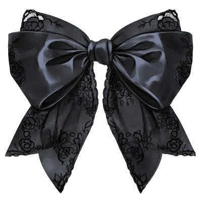 Black coquette lace accessories accessory | Free Photo Illustration ...