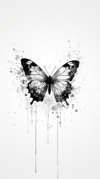 Butterfly drawing animal sketch. | Premium Photo Illustration - rawpixel