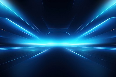 Blue neon light backgrounds abstract | Premium Photo Illustration ...