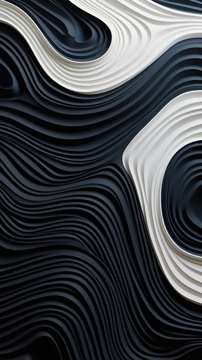 Black wave bas relief pattern | Free Photo - rawpixel