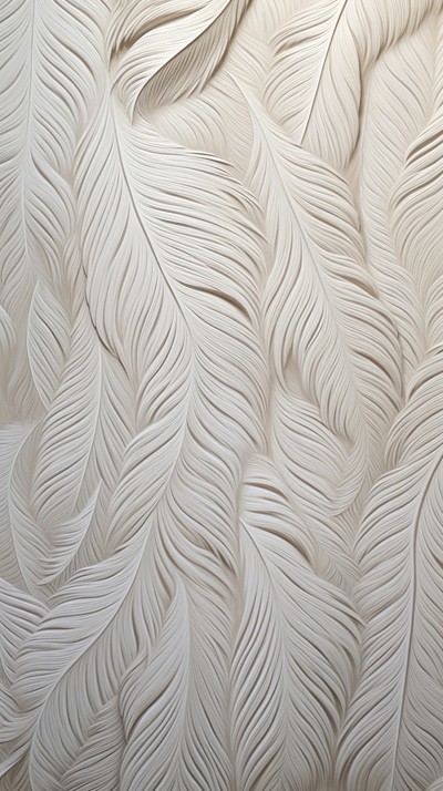Feather wallpaper pattern white | Free Photo Illustration - rawpixel