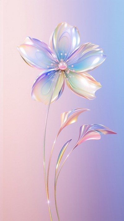 Rainbow flower pattern petal plant. | Free Photo Illustration - rawpixel