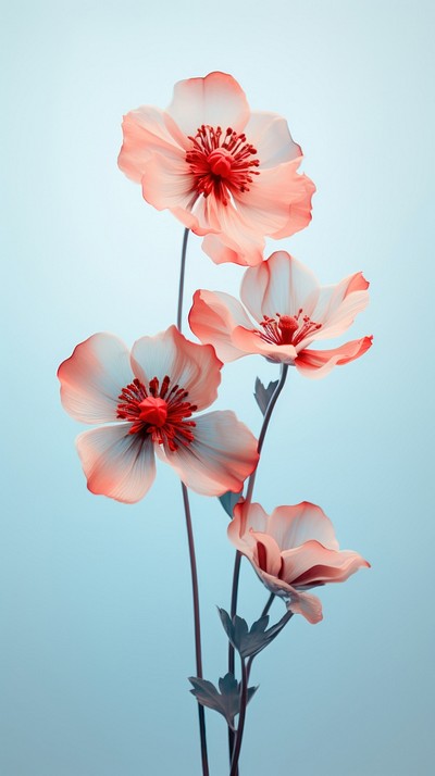 Red white flower blossom petal | Premium Photo - rawpixel
