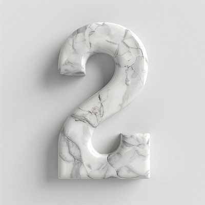 Number 2 symbol number shape. | Free Photo Illustration - rawpixel