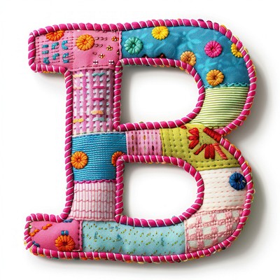 Letters B pattern alphabet textile. | Free Photo - rawpixel