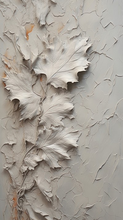 Leaf plaster paint wall rough | Free Photo - rawpixel