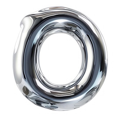 PNG Alphabet O letter silver | Premium PNG - rawpixel