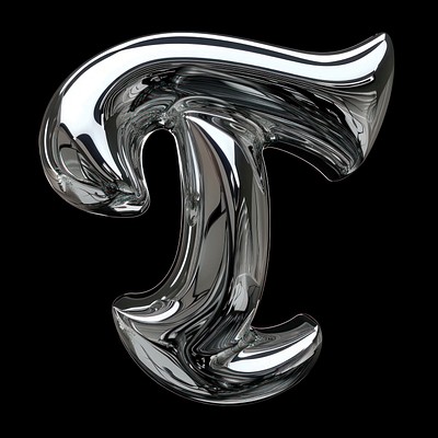 PNG Alphabet T letter silver | Premium PNG - rawpixel