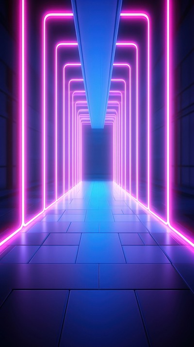 Neon background ascending pink and | Premium Photo Illustration - rawpixel