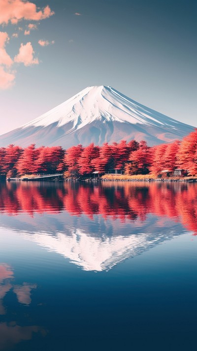 Fuji mountain autumntime landscape outdoors | Premium Photo - rawpixel