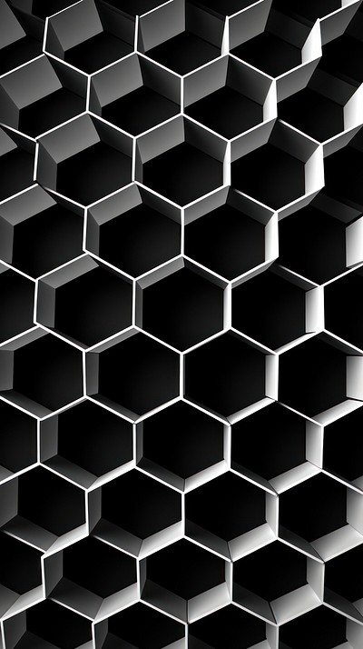 White hexagon grid math paper | Premium Photo Illustration - rawpixel