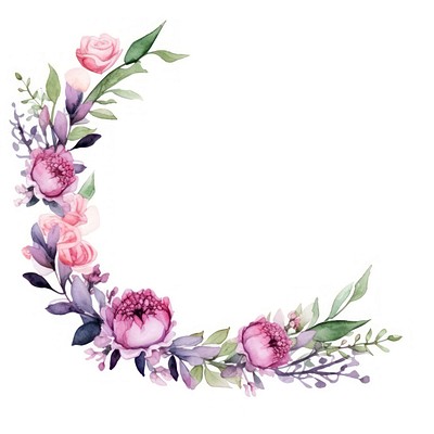 Funeral border pattern flower wreath | Free Photo Illustration - rawpixel