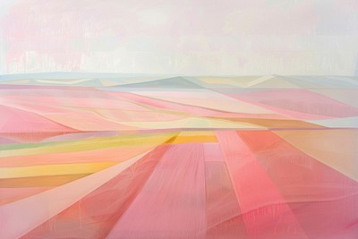 Field painting drawing pink. | Free Photo Illustration - rawpixel